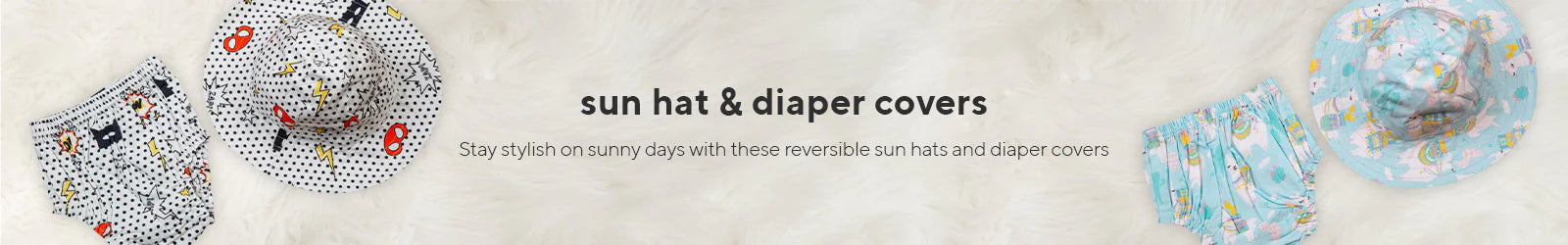 baby sun hats and diaper covers