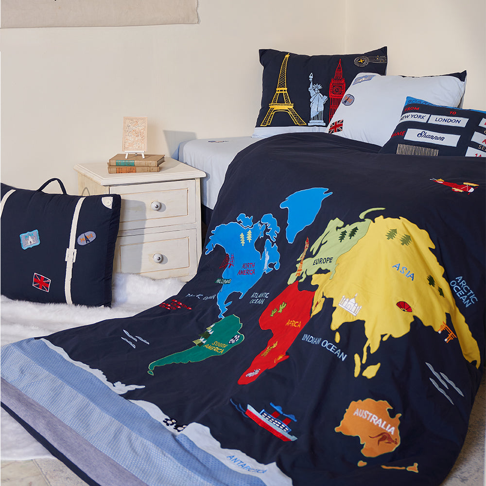 World Explorer Bedding Collection | littleweststreetglobal