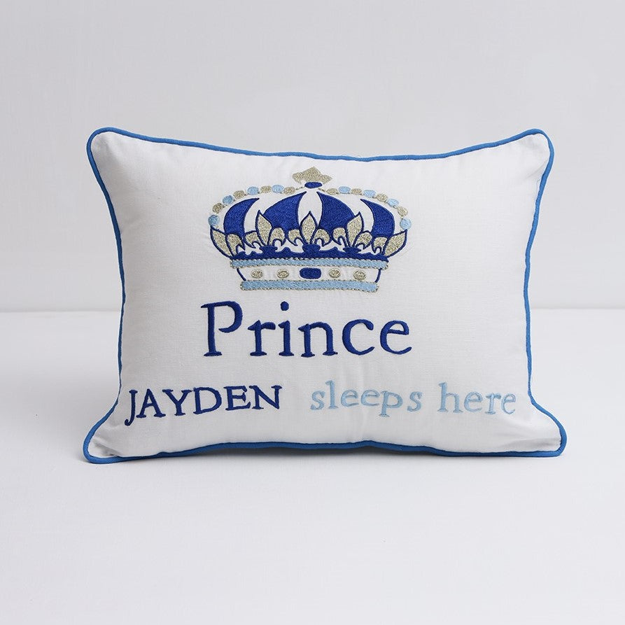 Prince Sleeps Here' Pillow | Little West Street